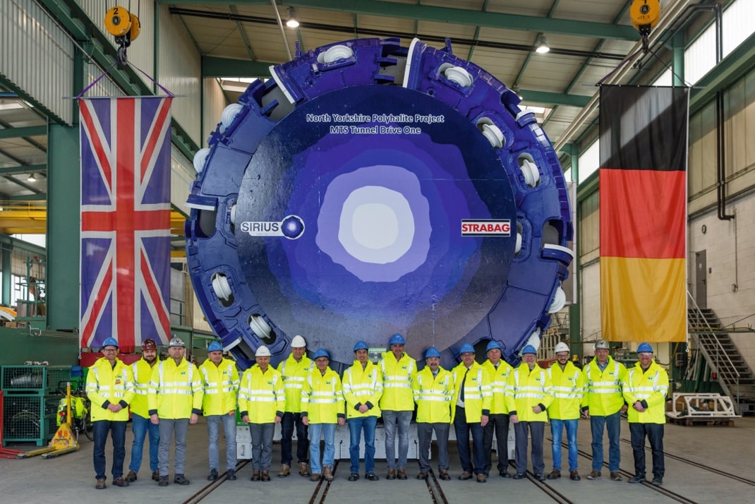 Tunnelling on £4.2bn polyhalite mine moves step closer | New Civil Engineer