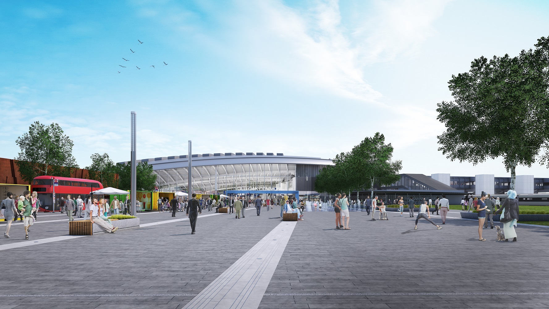 First look at HS2's Old Oak Common station designs | New Civil Engineer
