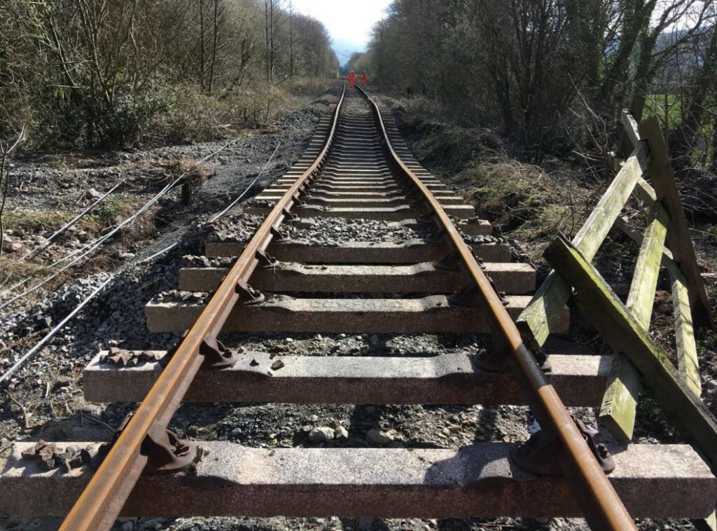 Video | Welsh rail line left a 'complete washout' by storms | New Civil ...