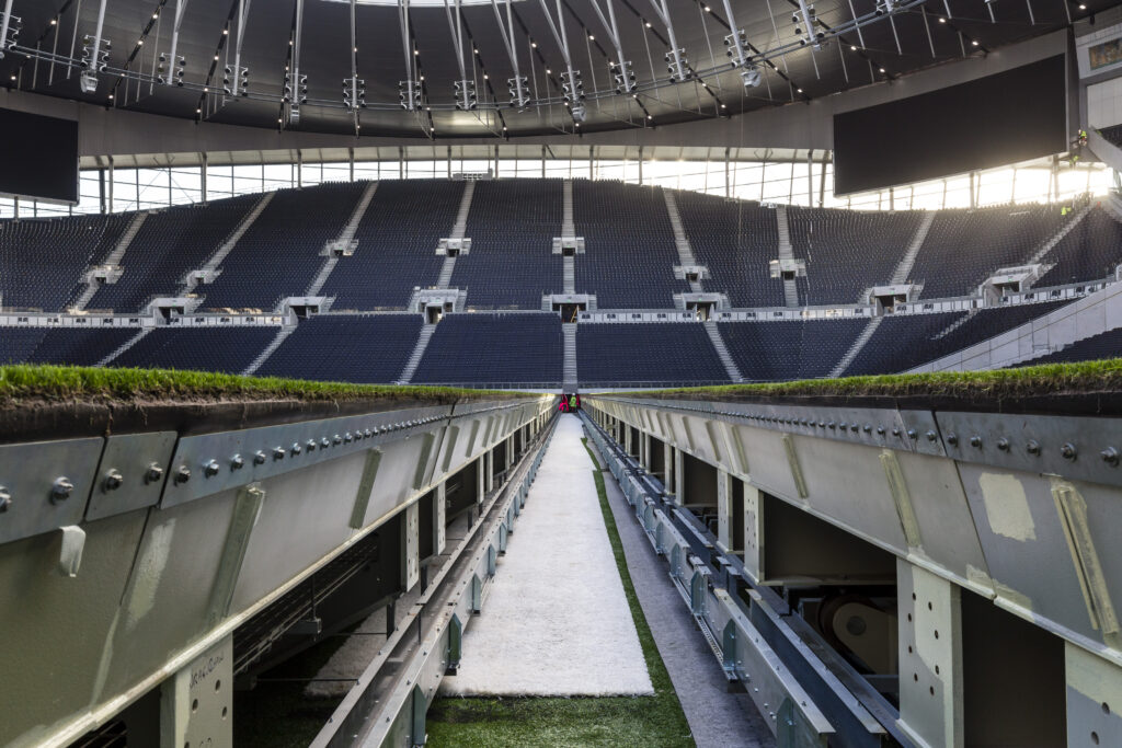 British football clubs 'in talks' about Spurs-style retractable pitches ...