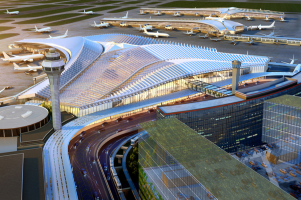 Designs for Chicago airport's £6.5bn terminal revealed | New Civil Engineer