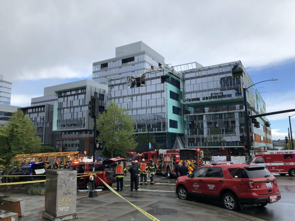 Four killed by tower crane collapse at new Google headquarters | New ...