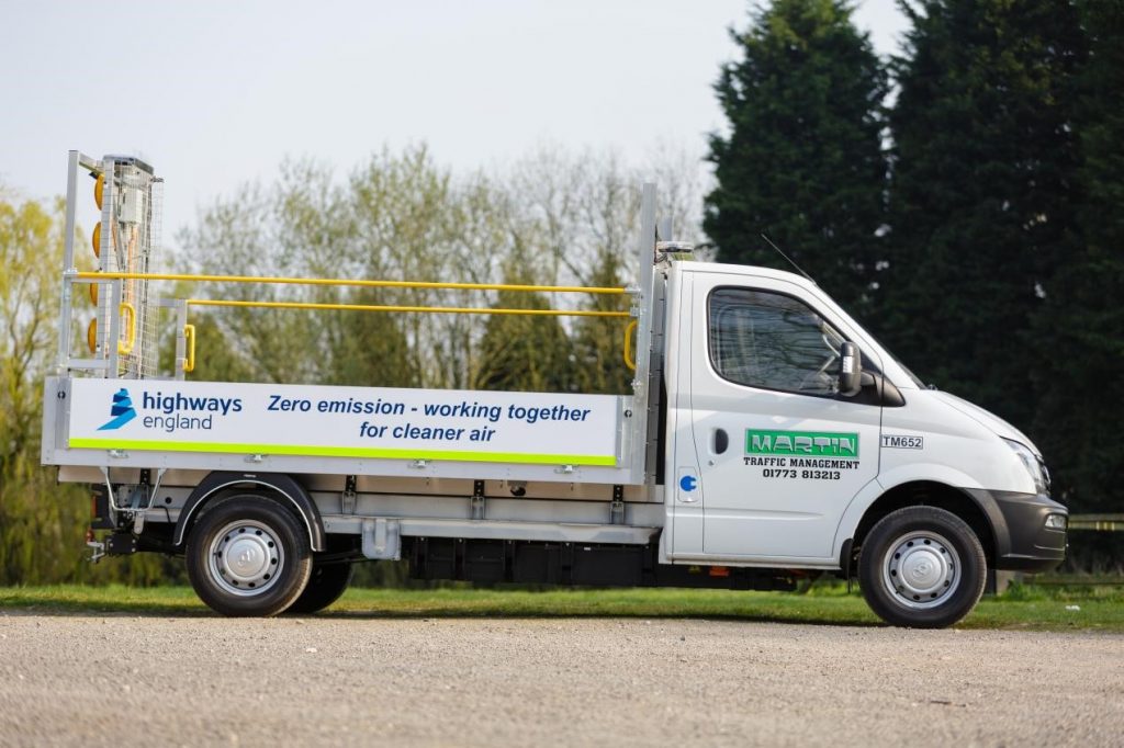 Highways England trials electric roadwork vehicles on A14 | New Civil ...