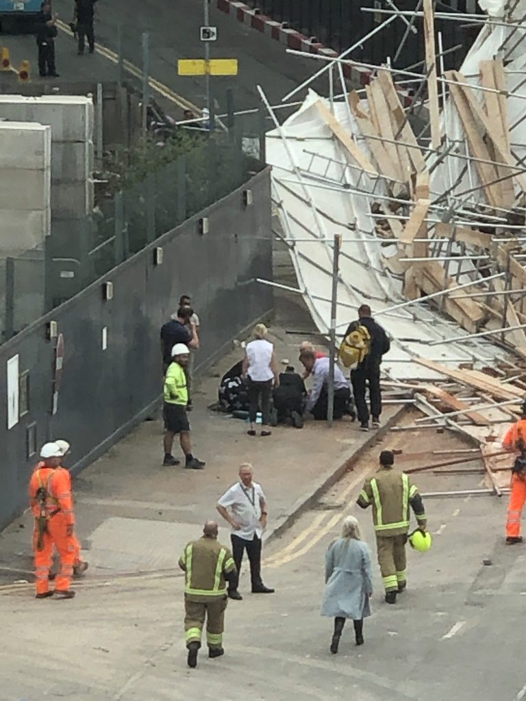 Scaffold collapse at demolition site in Reading | New Civil Engineer