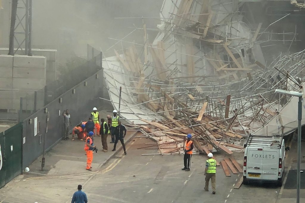 Scaffold collapse at demolition site in Reading | New Civil Engineer