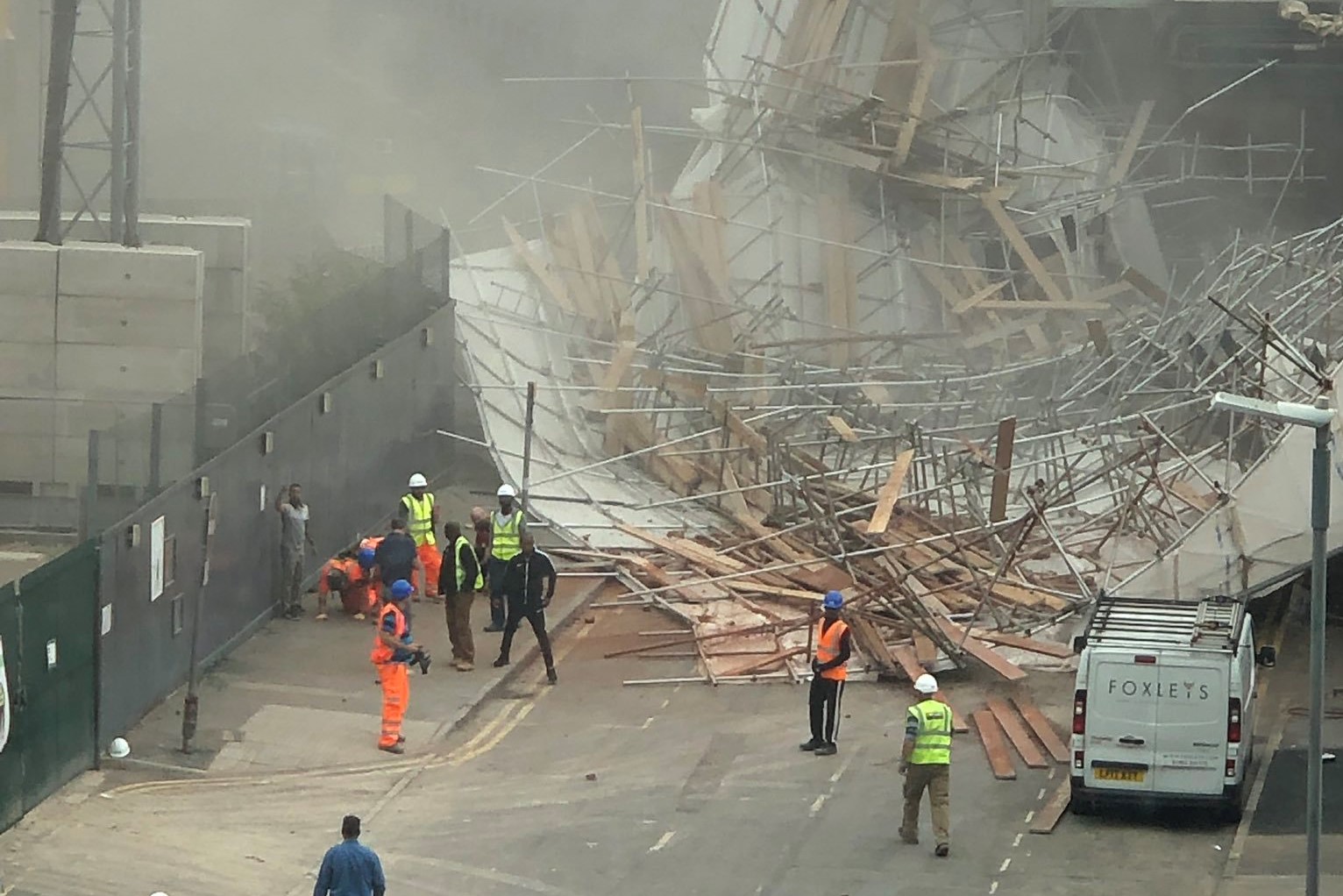 Scaffold collapse at demolition site in Reading | New Civil Engineer