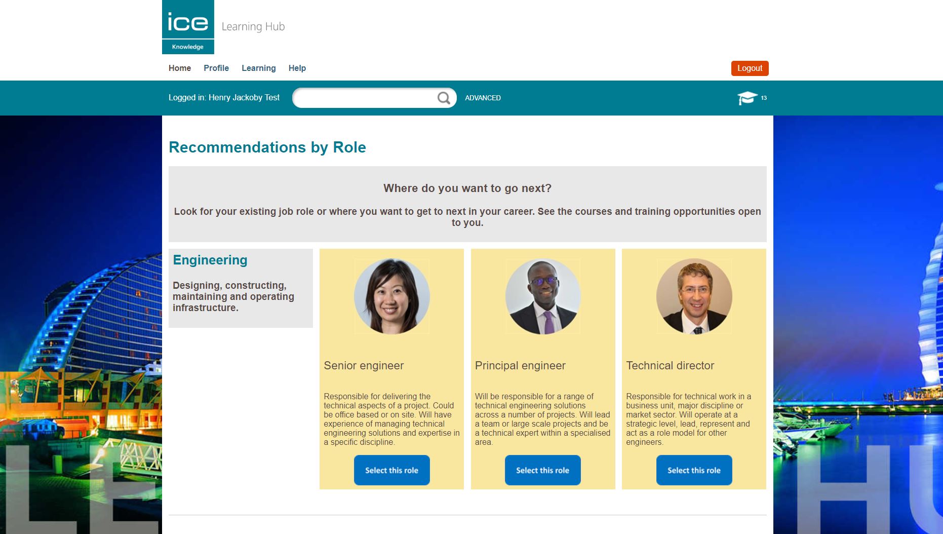 Learning Hub adds career help tool | New Civil Engineer