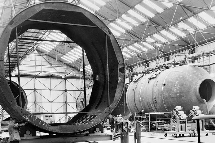 Severn Bridge, M6 and Berkeley nuclear plant construction photos ...