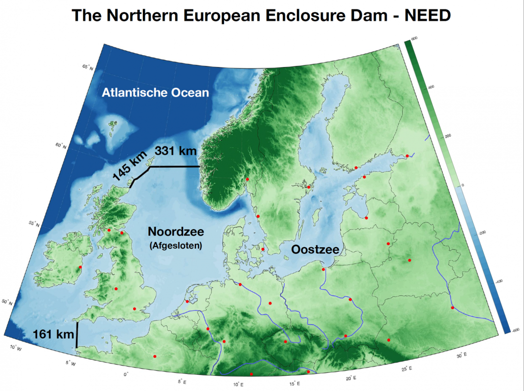 Giant North Sea dams proposed to combat rising sea levels | New Civil ...