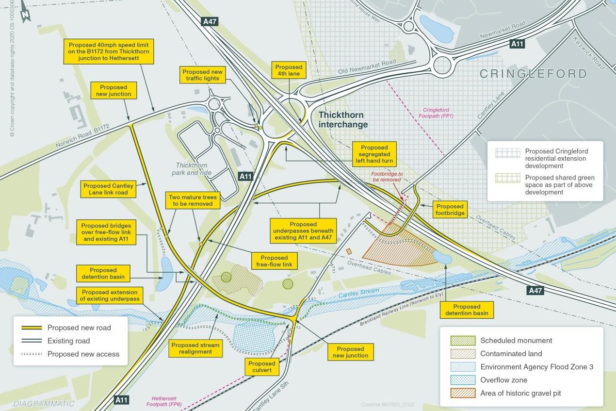 Further improvements to plans for A47 junction in Norwich | New Civil ...