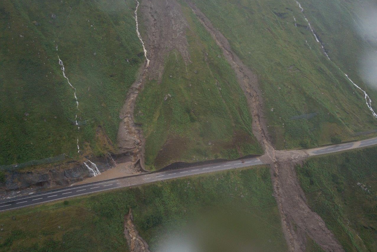 Scottish trunk road blocked by multiple landslides | New Civil Engineer