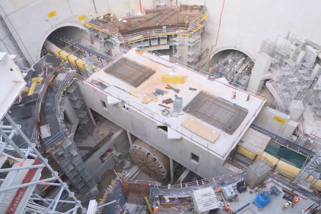 Progress made on key Grand Paris Express interchange | New Civil Engineer