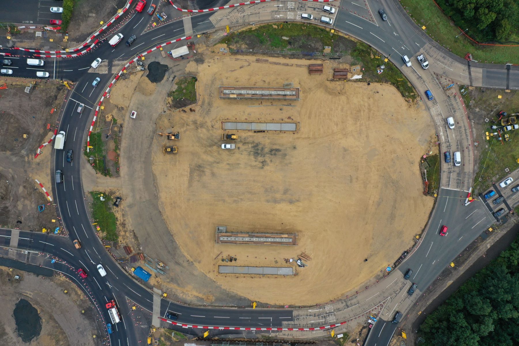 Bridge beam milestone for A19 roundabout upgrade | New Civil Engineer