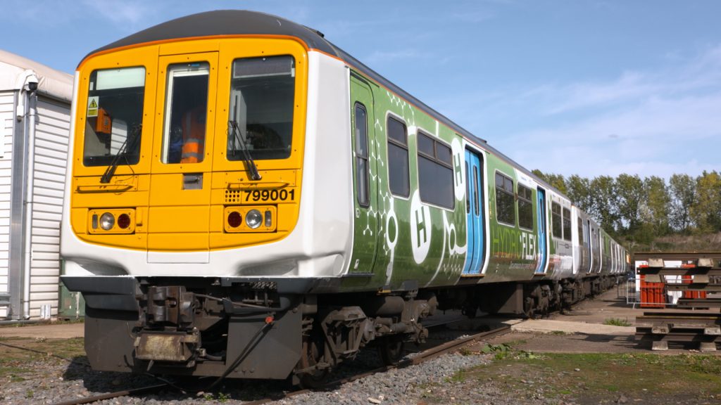 Hydrogen train runs on UK railway for first time | New Civil Engineer