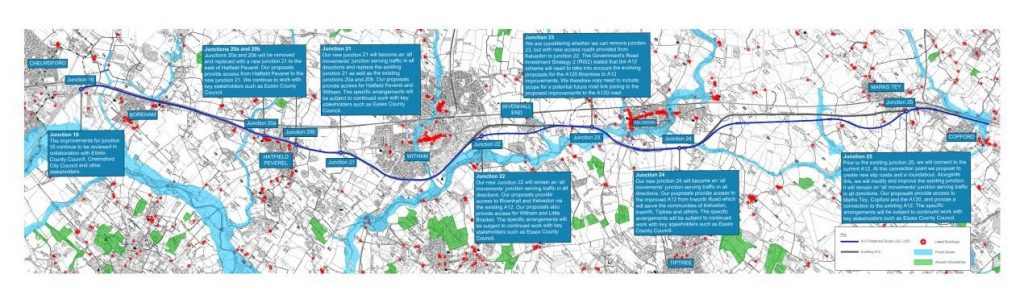 Preferred route announced for A12 upgrade | New Civil Engineer