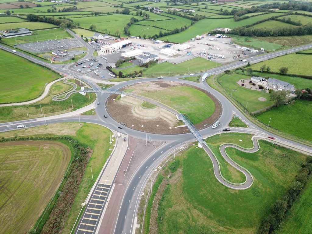 A6 Upgrade, Northern Ireland | Road widening around a swan habitat ...