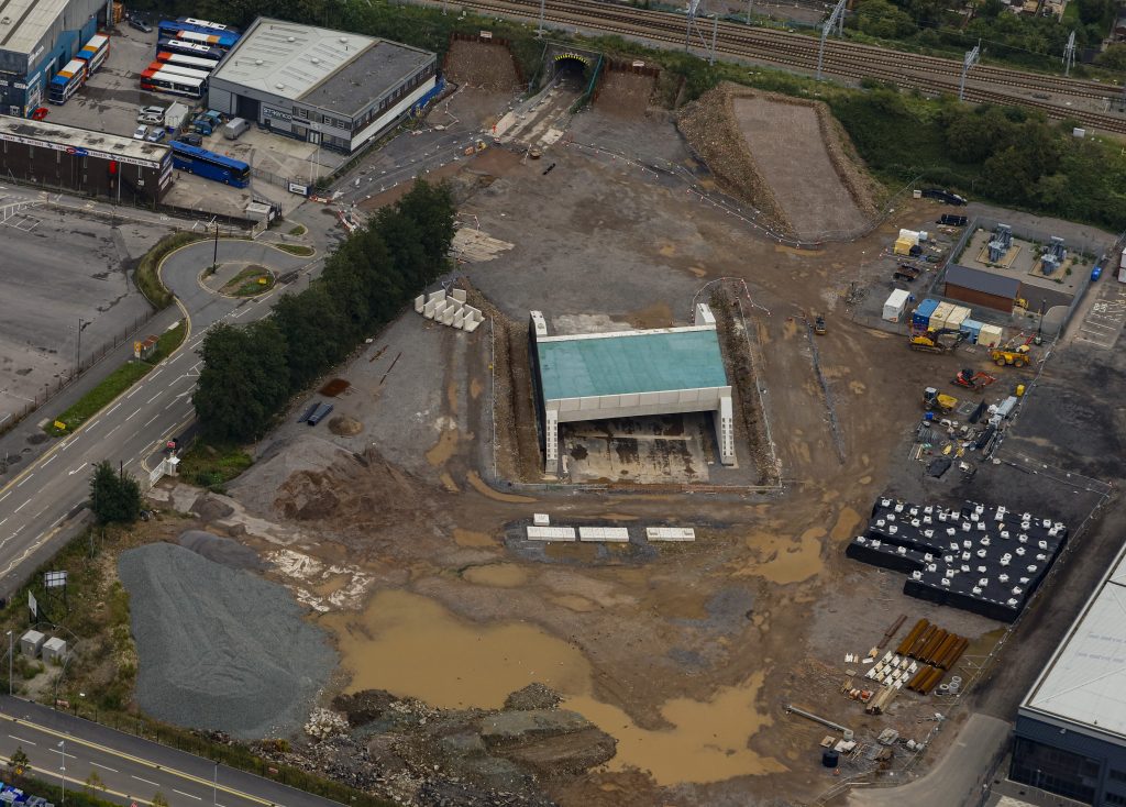 Rail line closed after 4,000t replacement bridge gets stuck in mud ...