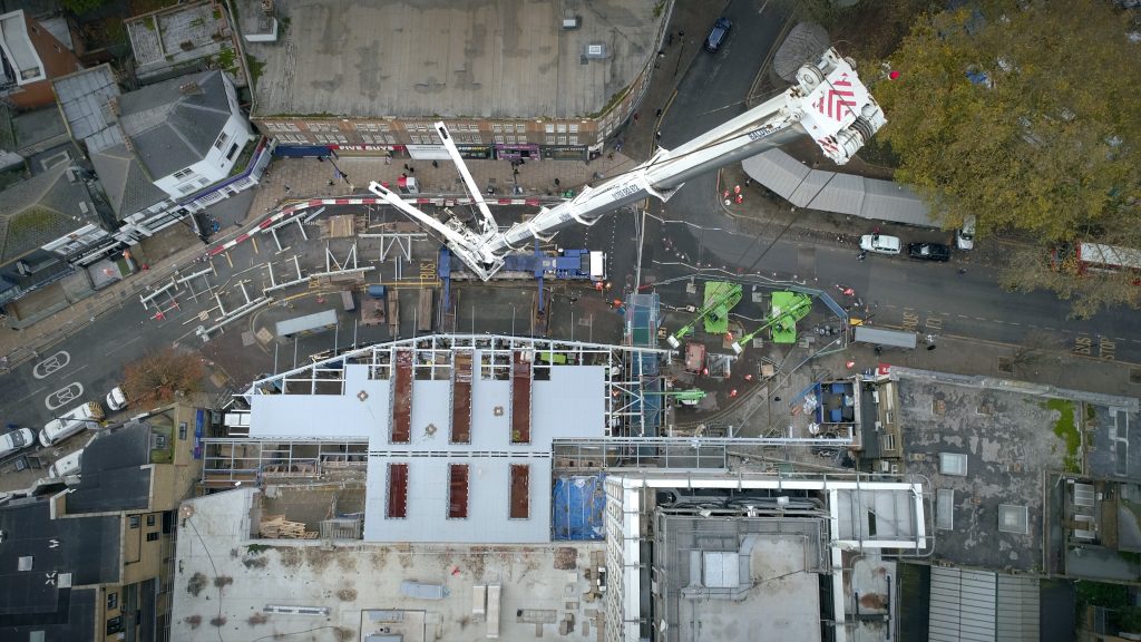 Crossrail station hits milestone with 120t of structural steelwork ...