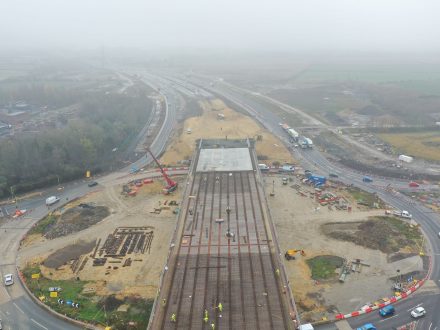 A19 upgrade gathers pace as flyover installed above notoriously busy ...