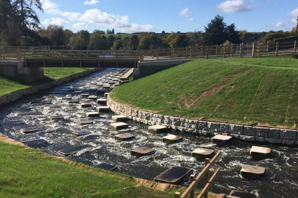 New fish passes bypass Severn weirs | New Civil Engineer