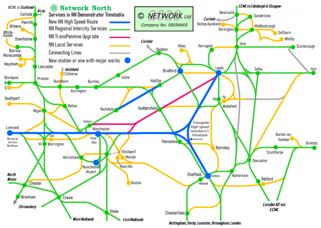 Alternative proposal tabled to rival TfN's Northern Powerhouse Rail ...