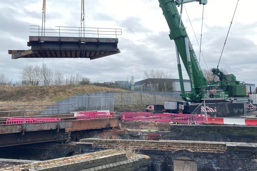 Canal bridge demolition marks ‘major step’ for West Midlands Metro ...
