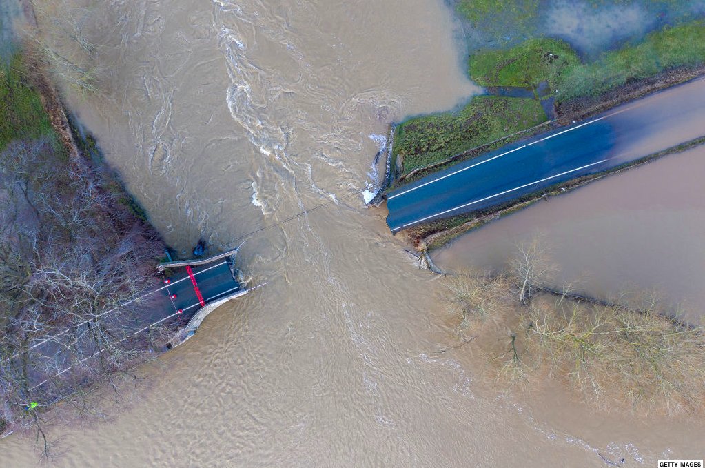 Storm Christoph destroys historic Welsh bridge | New Civil Engineer