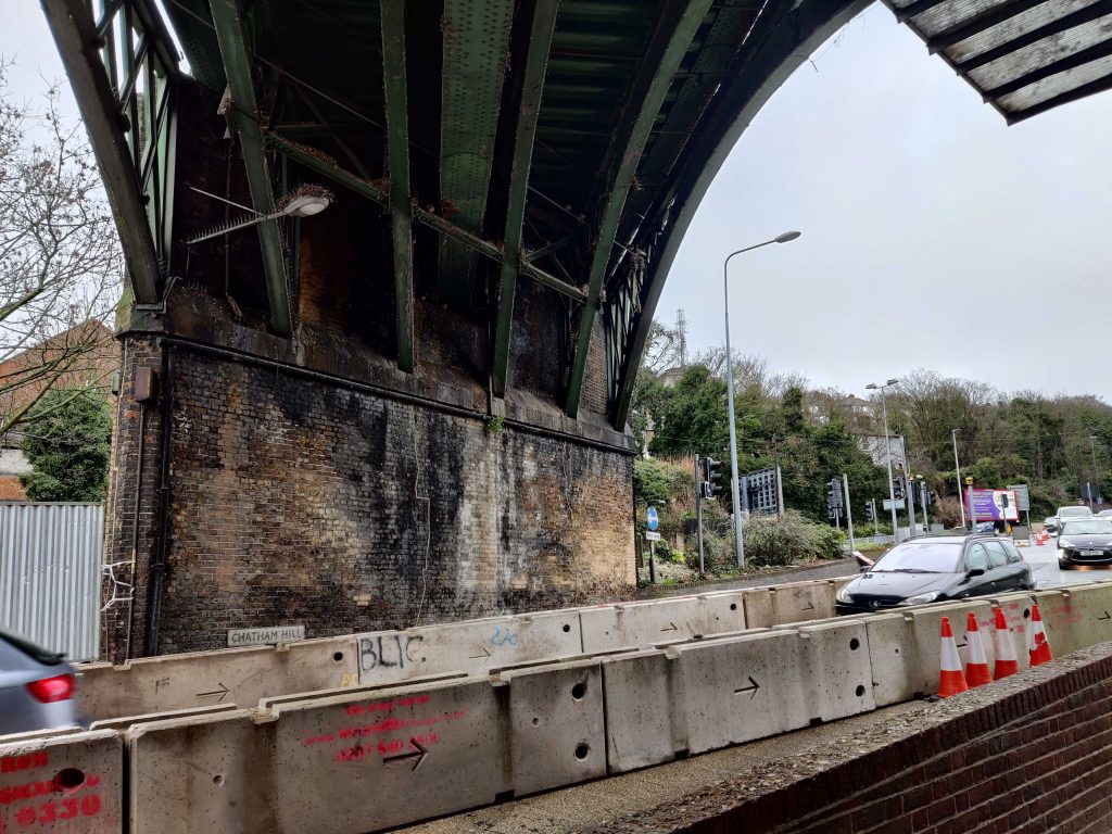 Work underway on 160-year-old Chatham railway bridge | New Civil Engineer