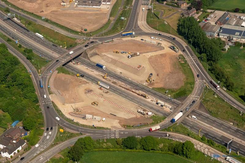 First stage of M6 upgrade bridge beam lift work completed | New Civil ...