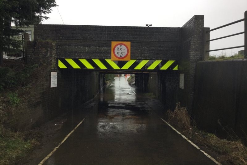 One of UK’s most hit rail bridges strengthened after crash forced road ...