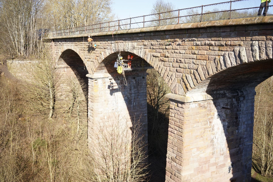 Work underway to repair Grade II-listed North East viaduct | New Civil ...