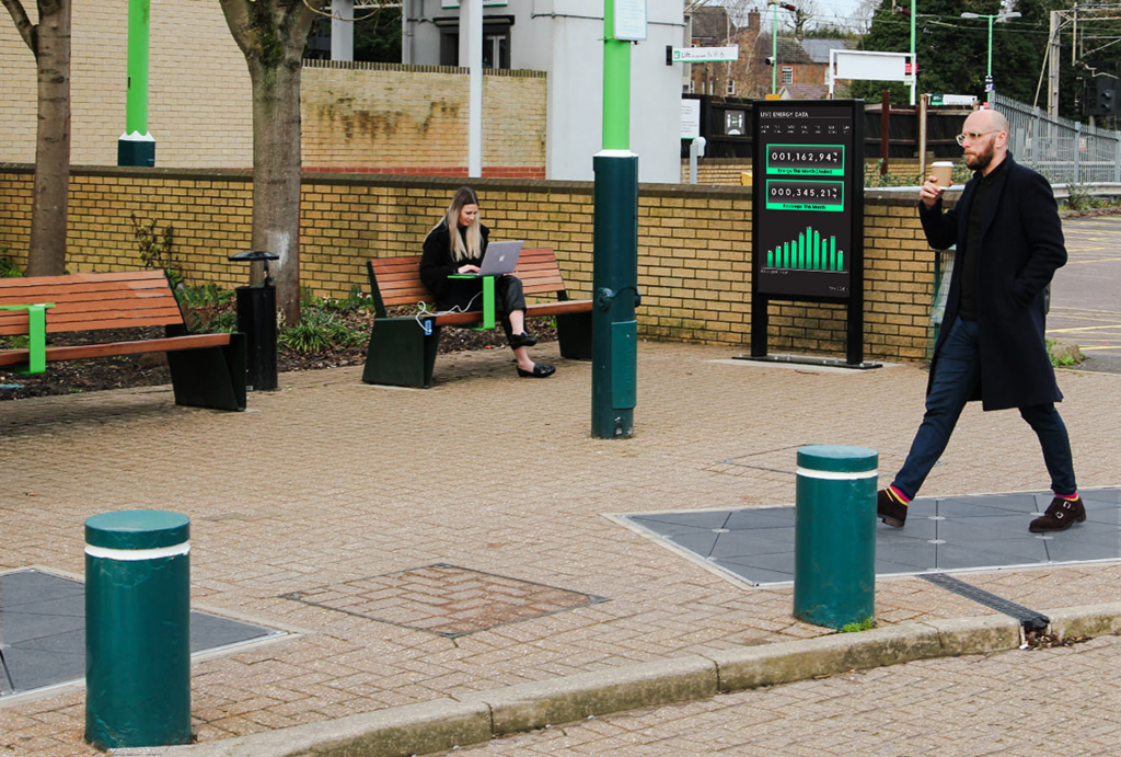 Leighton Buzzard train station introduces energy-generating walkways ...