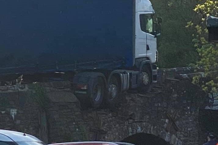 Lorry crash damages 500-year-old bridge just one month after upgrade to ...