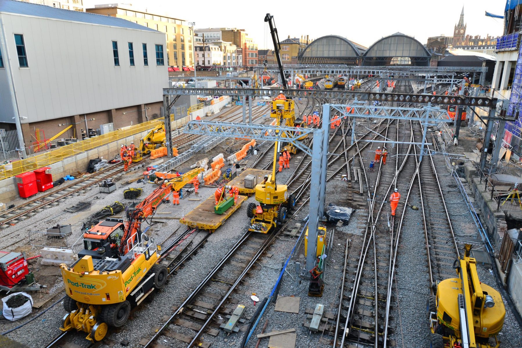 Future of Rail | How engineers uncrossed the track at King's Cross ...