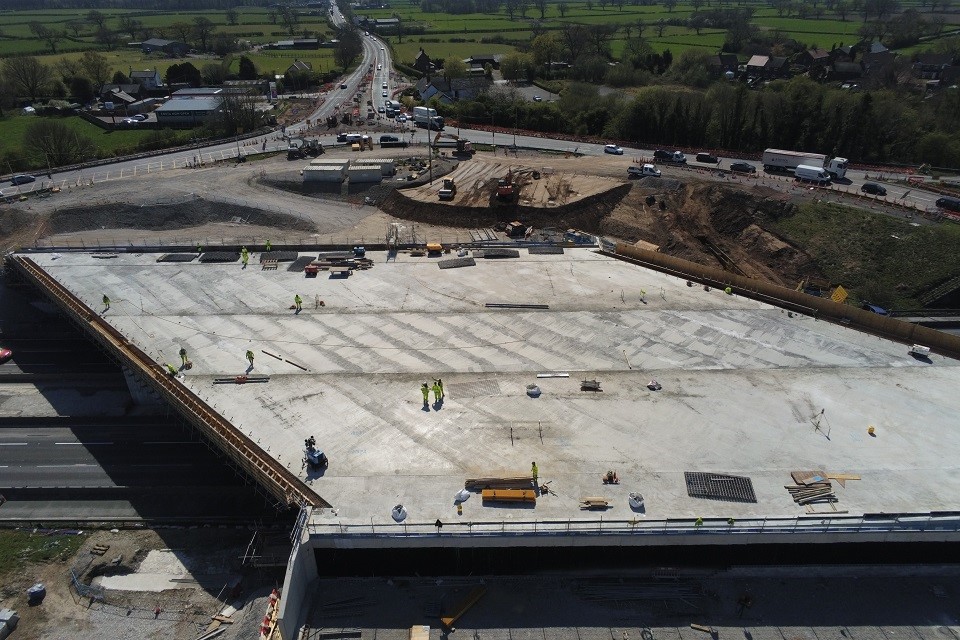 Final push for Highways England’s M6 ‘through-about’ | New Civil Engineer