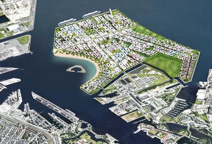 Green light for Denmark's £2.3bn artificial island-cum-flood defence ...