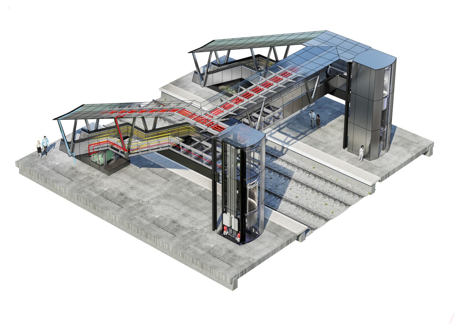 Modular footbridge set to revolutionise railway crossing design | New ...
