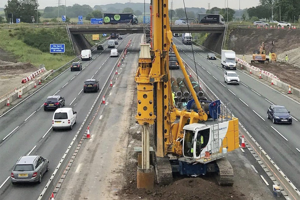 Innovation Showcase | Bauer's piling at M6 Junction 19 improvement ...