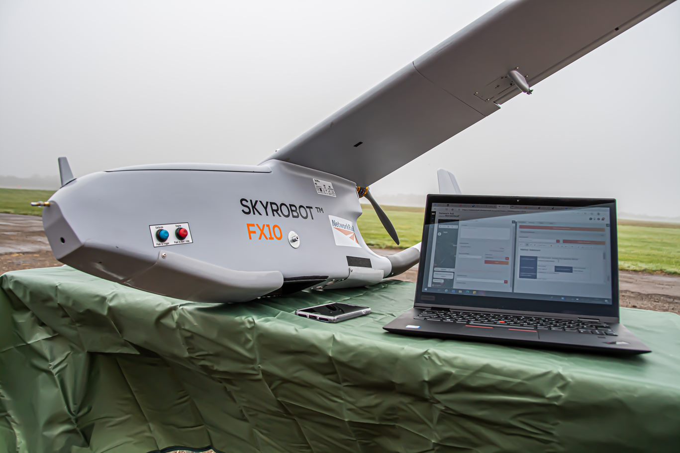 Network Rail completes record-breaking drone flight over East West ...