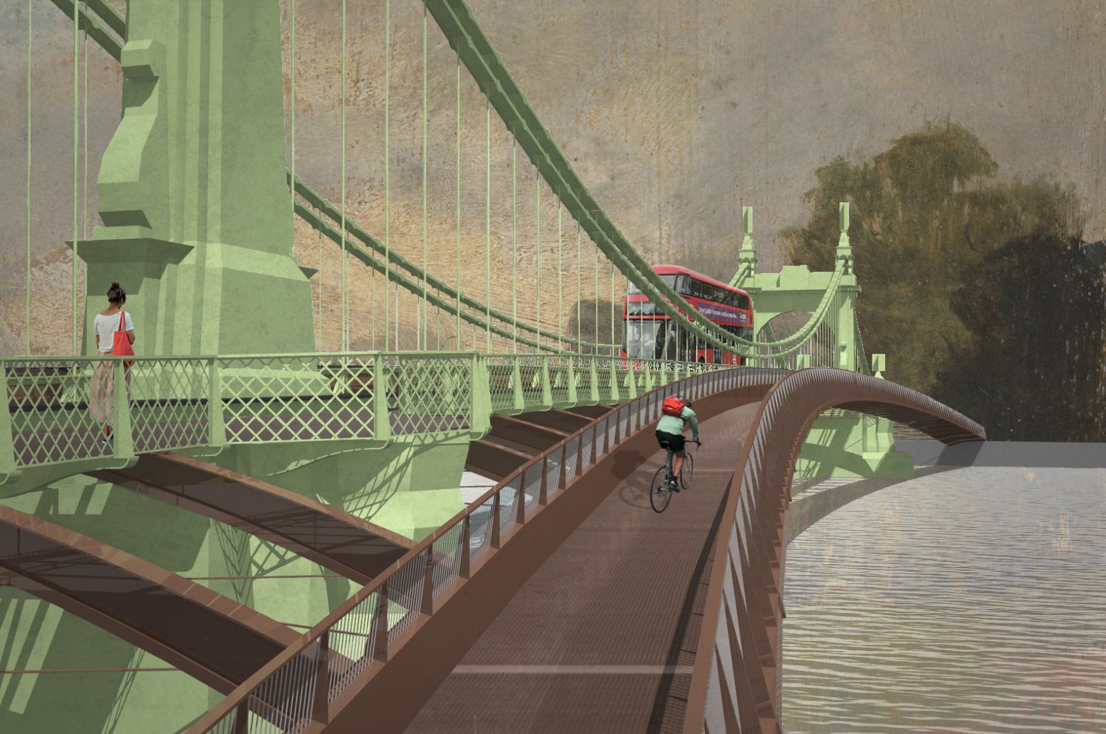 Hammersmith Bridge | Rival design removes need for expensive ...