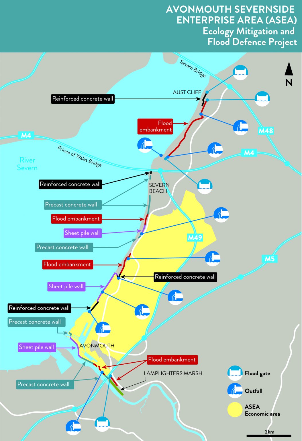 Precast units help speed up Avonmouth flood defence scheme | New Civil ...