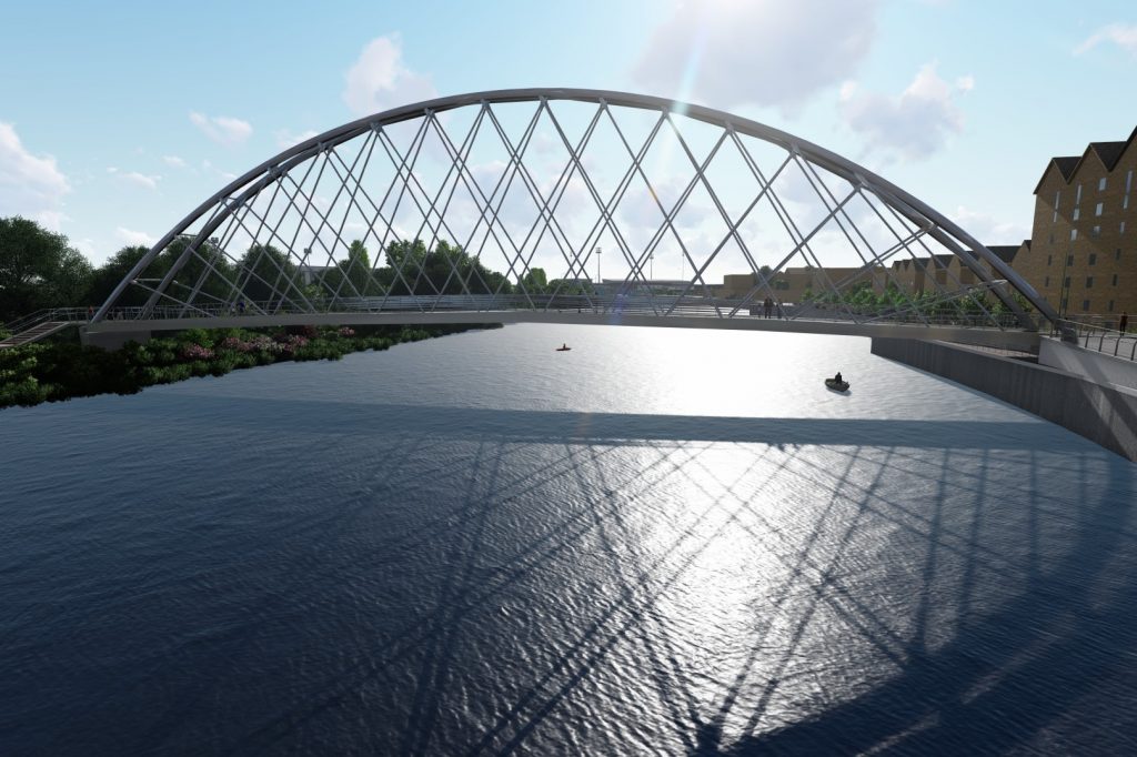 First look at Amey’s bridge design to span Nottingham’s River Trent ...