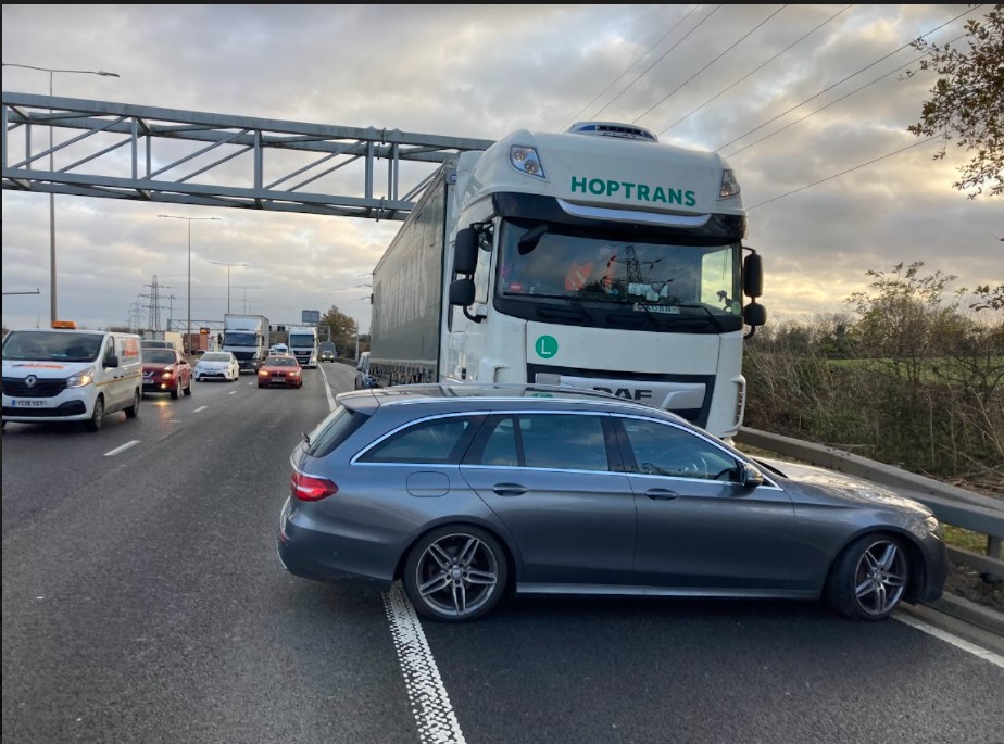 Keller director warns of smart motorway dangers after collision with ...