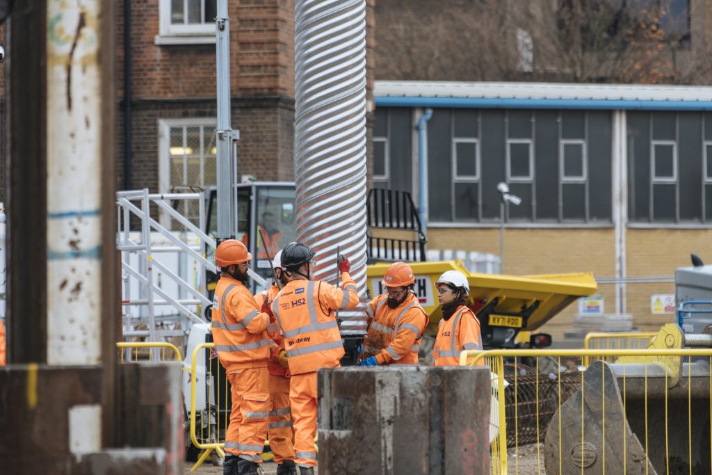 HS2 offices supported by Keltbray's increased capacity pile which also ...