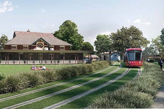 Longest stretch of ‘green track’ in Australia laid for £1bn light ...