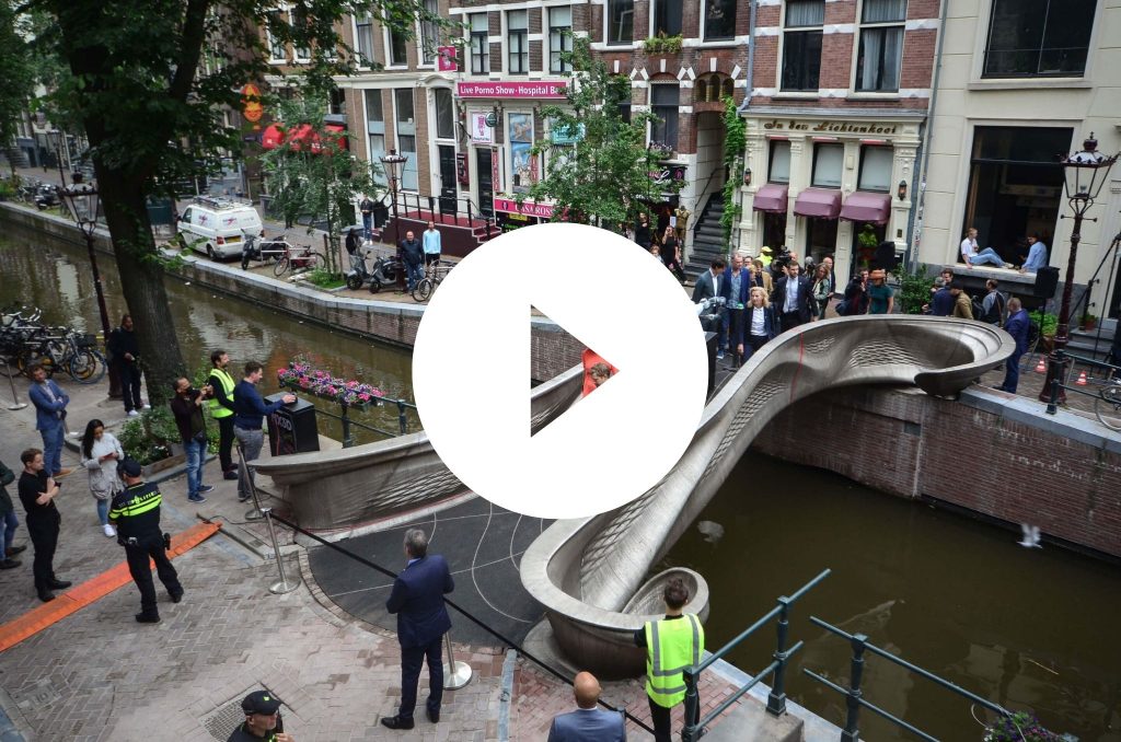 Watch: How the world’s first 3D printed steel bridge was built | New ...