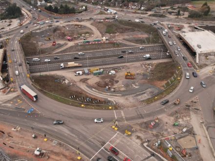 Bridge replacement gathers pace on M6 junction upgrade | New Civil Engineer