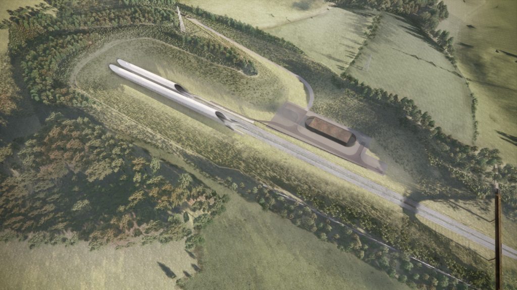 HS2 reveals noise-cancelling Chiltern Tunnel north portal design | New ...