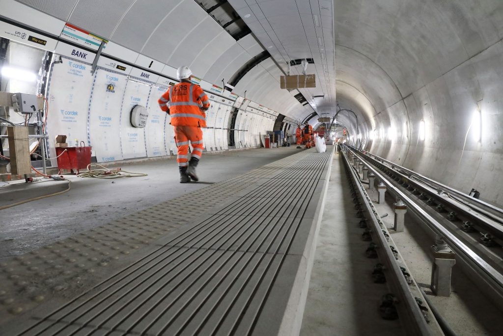 Bank Station Upgrade | First passenger trains travel through new ...