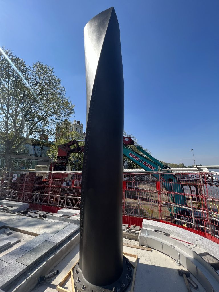 Tideway | First riverside ventilation column installed along Putney ...